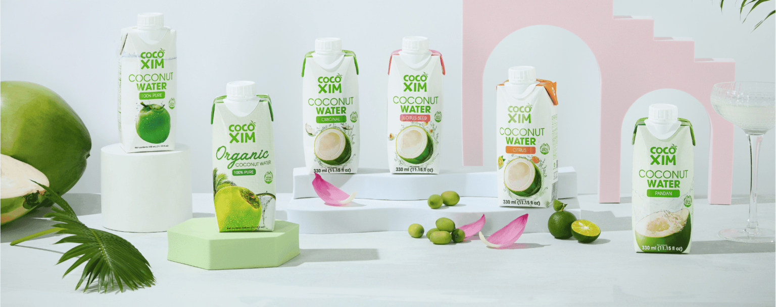100% Pure Coconut Water - 100% coconut - Cocoxim Denmark
